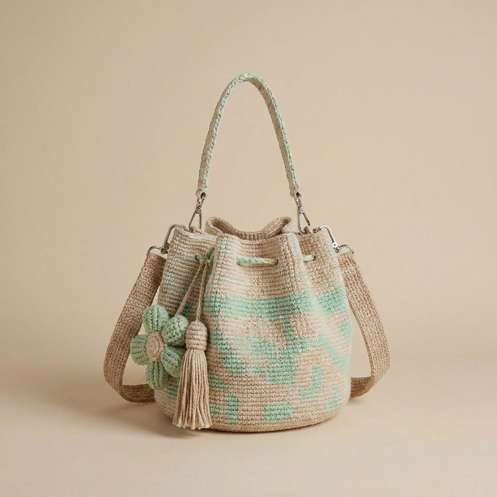 Crochet Flower Bag – Kiora Store